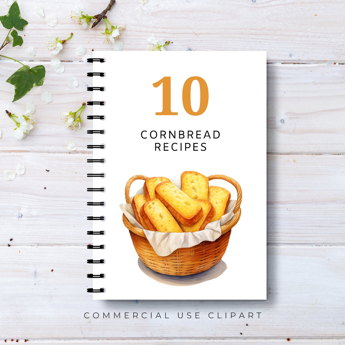 Cornbread Clipart Food Illustration Baking Clipart Southern Food ...