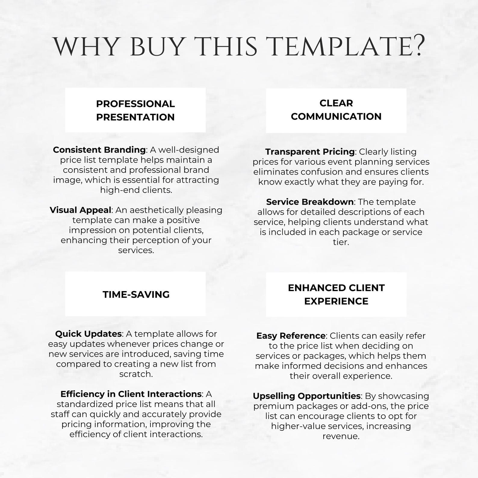 Event Planner Price List Template Printable Event Packages Template ...