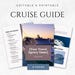 Cruise Ship Guide Template Printable Cruise Itinerary Cruise Vacation ...