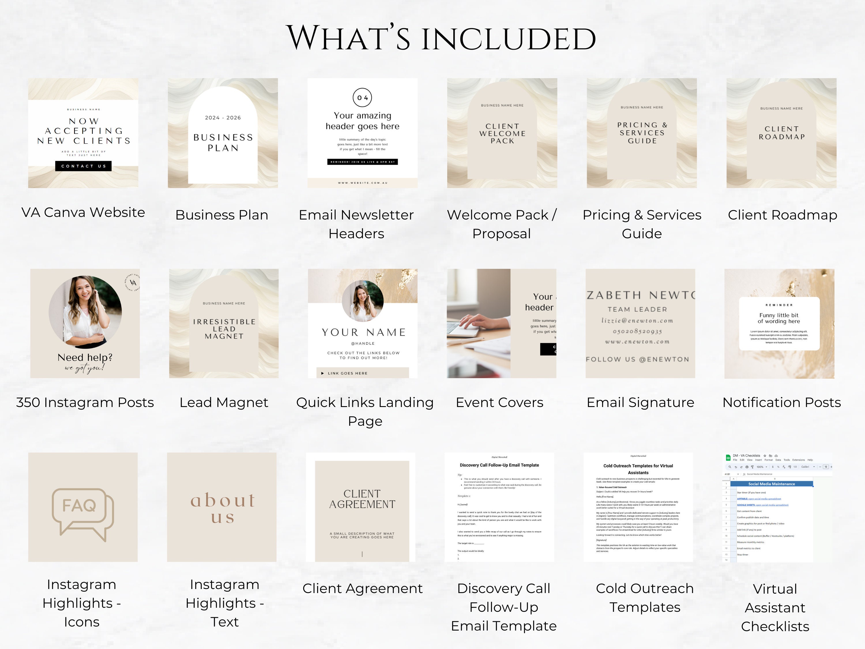 Virtual Assistant Starter Pack Virtual Assistant Checklists Virtual ...