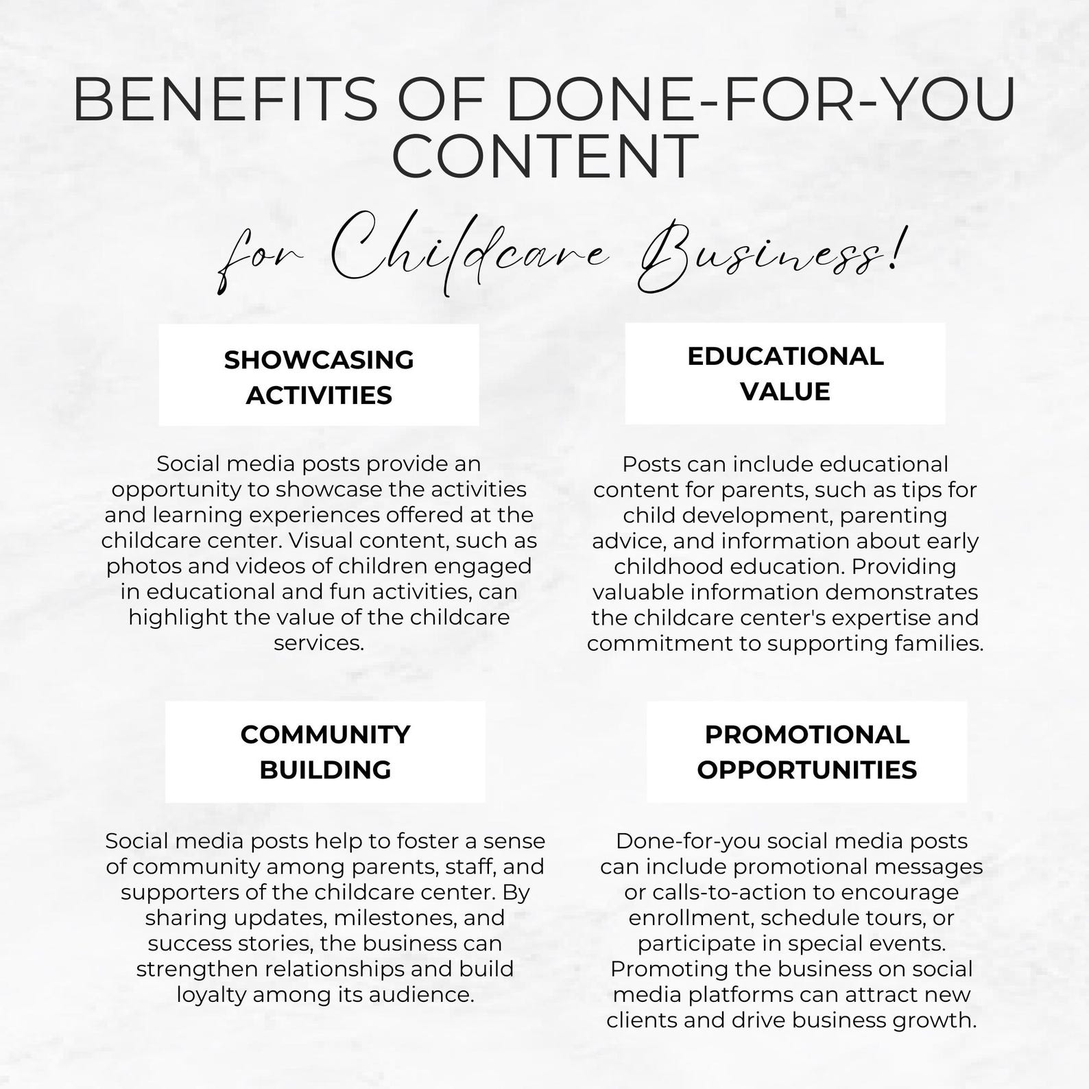 Childcare Instagram Post Templates Childcare Social Media Posts ...