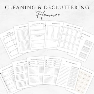 Declutter Planner Decluttering Declutter Checklist Decluttering Planner Declutter Management ...