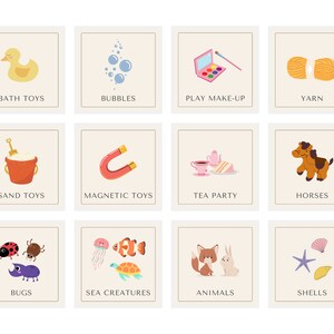 Toy Storage Labels Printable Toy Organization Labels Classroom Labels ...