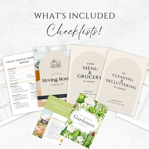 Household Planner Printable Home Management Checklists Household ...