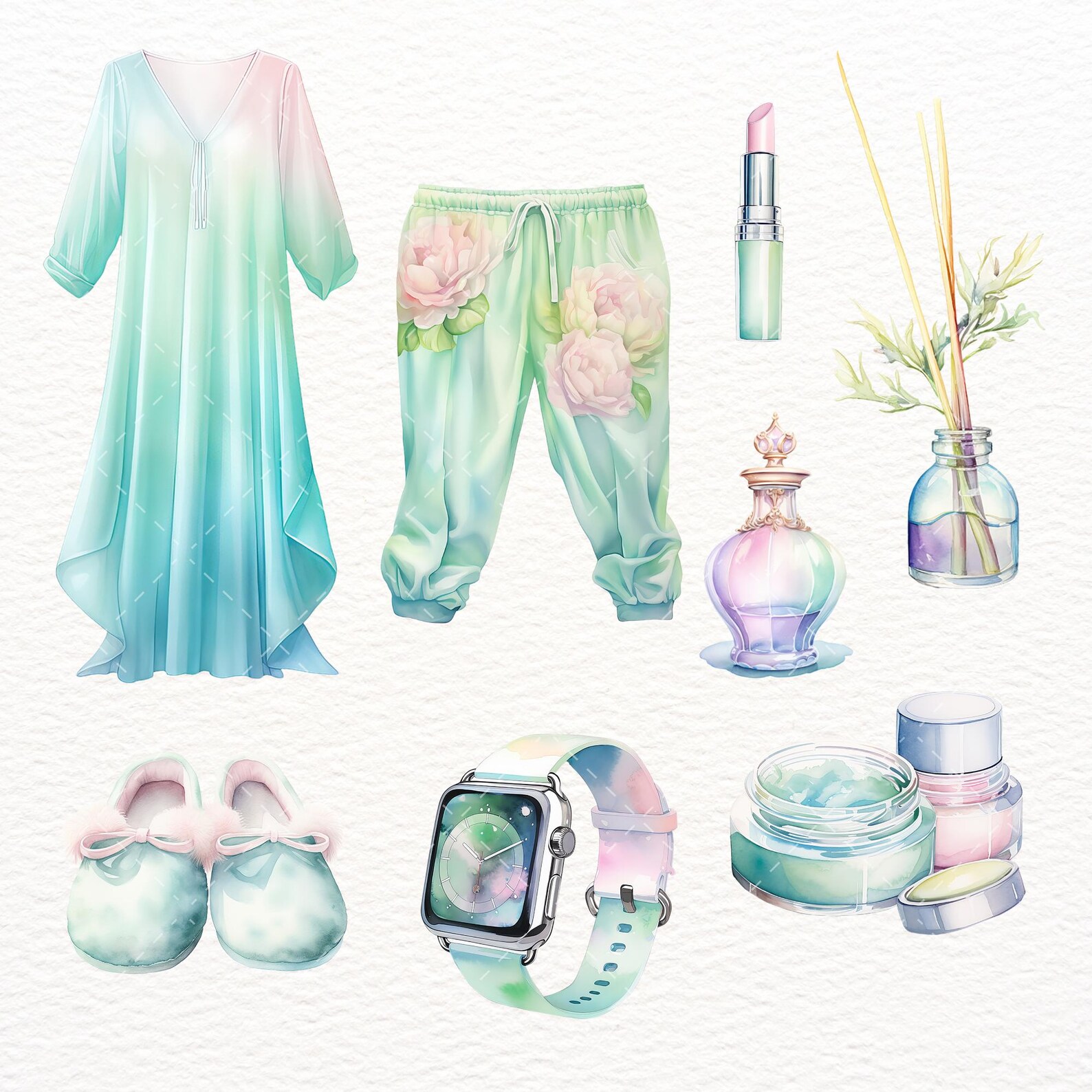 Spa Day Clipart Self-care Clipart Wellness Clipart Beauty Clipart ...