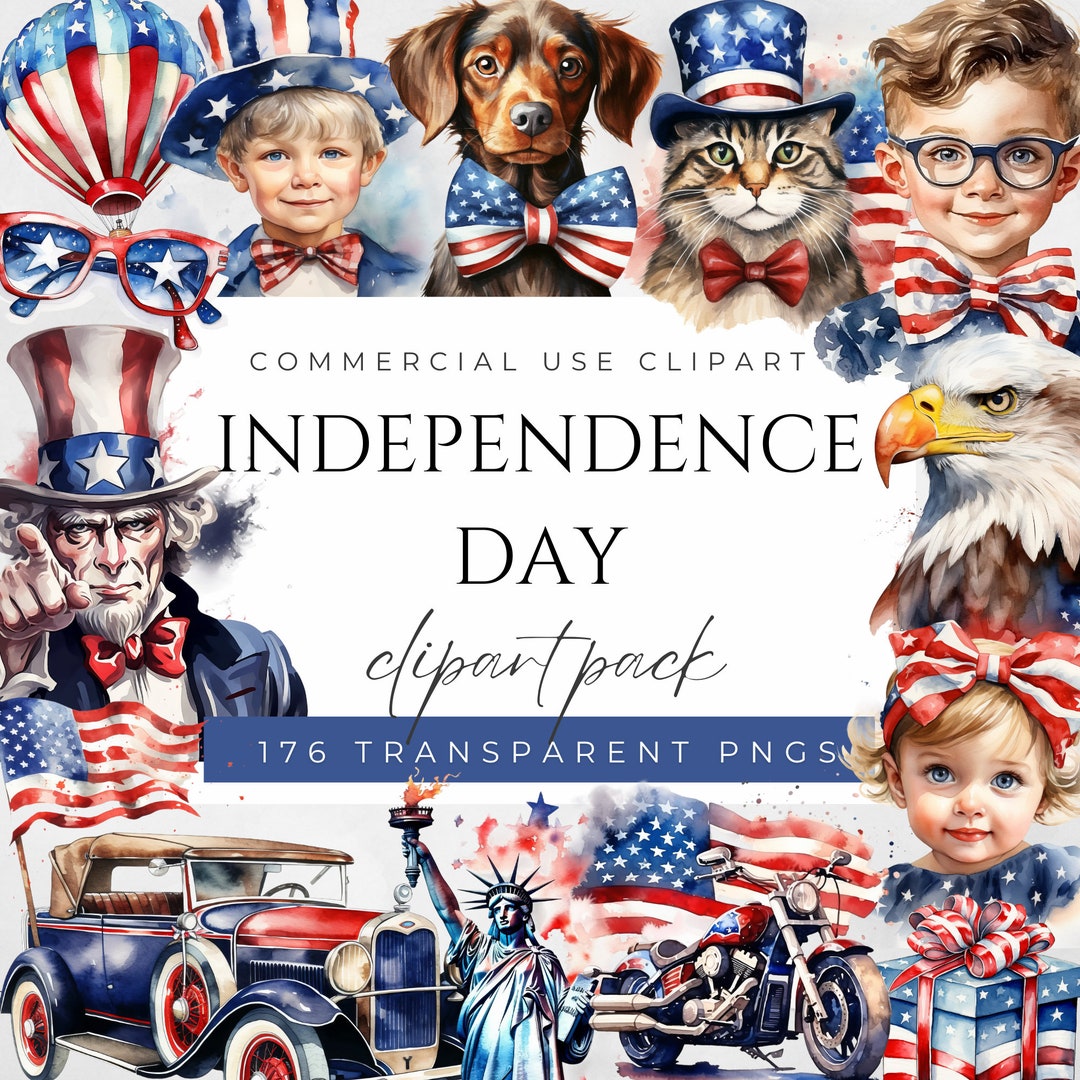 Independence Day Clipart 4th of July Clipart Patriotic Clipart American ...