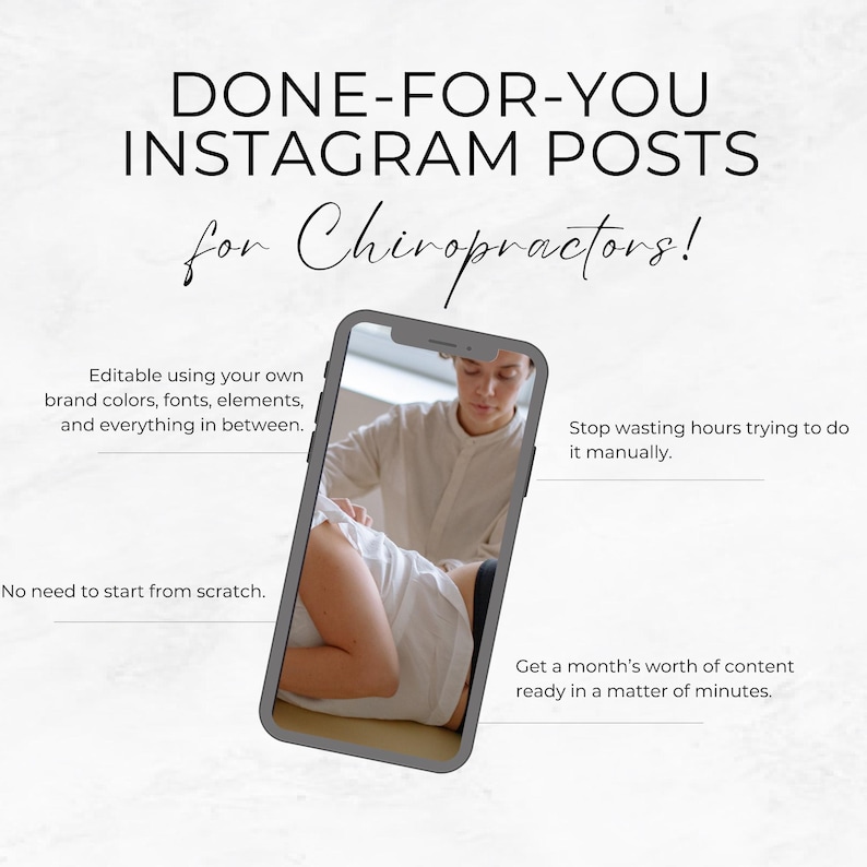 Chiropractor Instagram Templates Chiropractic Clinic Templates ...