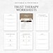 Trust Therapy Worksheets Template Printable Relationship Trust Building ...