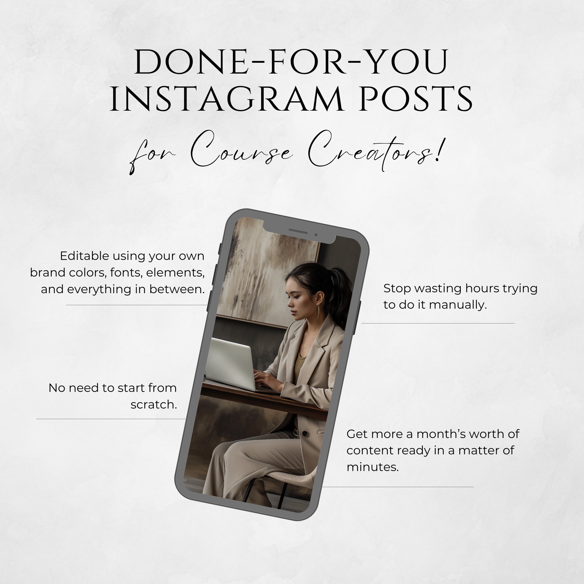 Course Creators Instagram Templates Online Course Templates Webinar ...