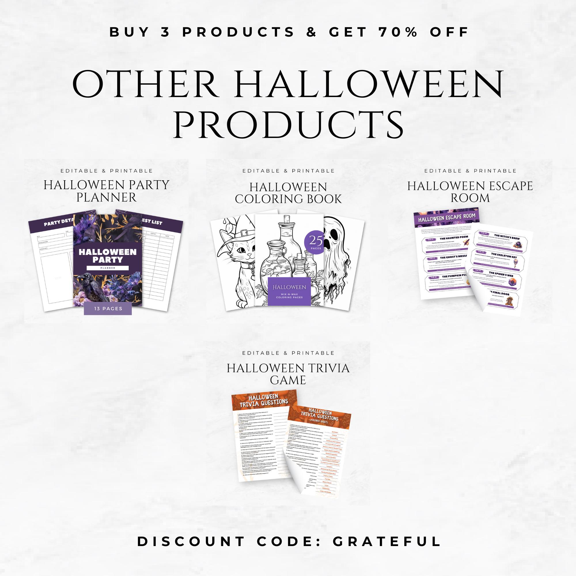 Halloween Costume Planner Printable DIY Costume Planner Costume ...
