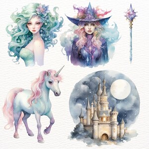 Fantasy Clipart Magical Clipart Fairy Tale Mystical Enchanted Clipart ...