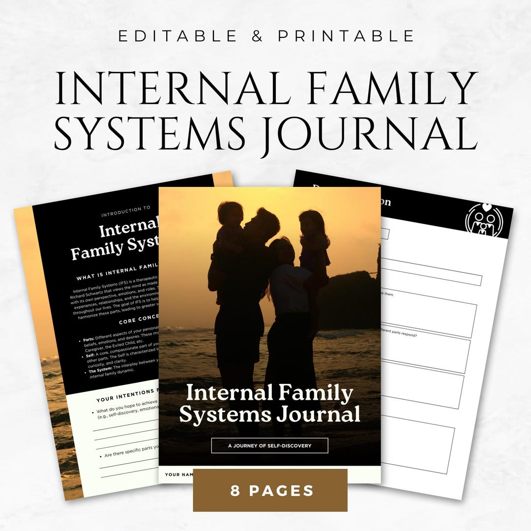 Internal Family Systems Journal Template Printable IFS Journal Template ...