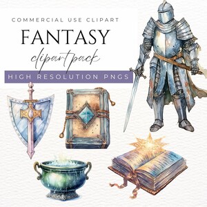 Fantasy Clipart Magical Clipart Fairy Tale Mystical Enchanted Clipart ...