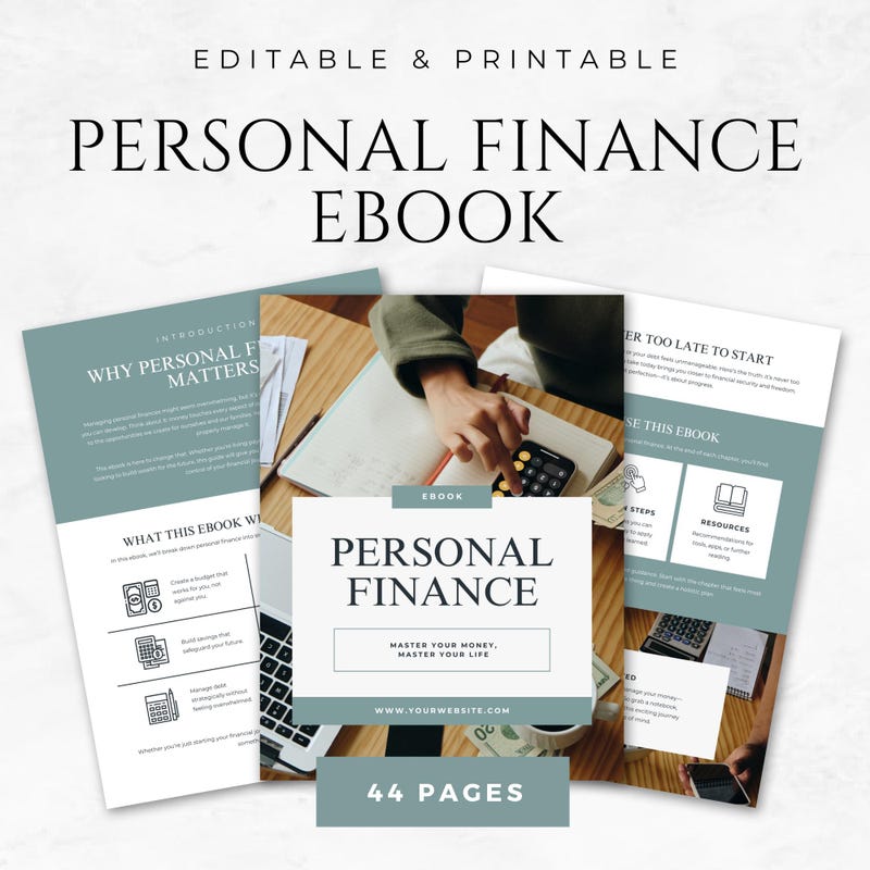 Ebook Debt Template - Etsy UK