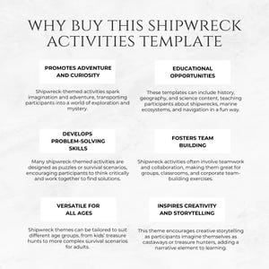 Shipwreck Activities for Kids Shipwreck Word Search Cross Word Puzzle ...