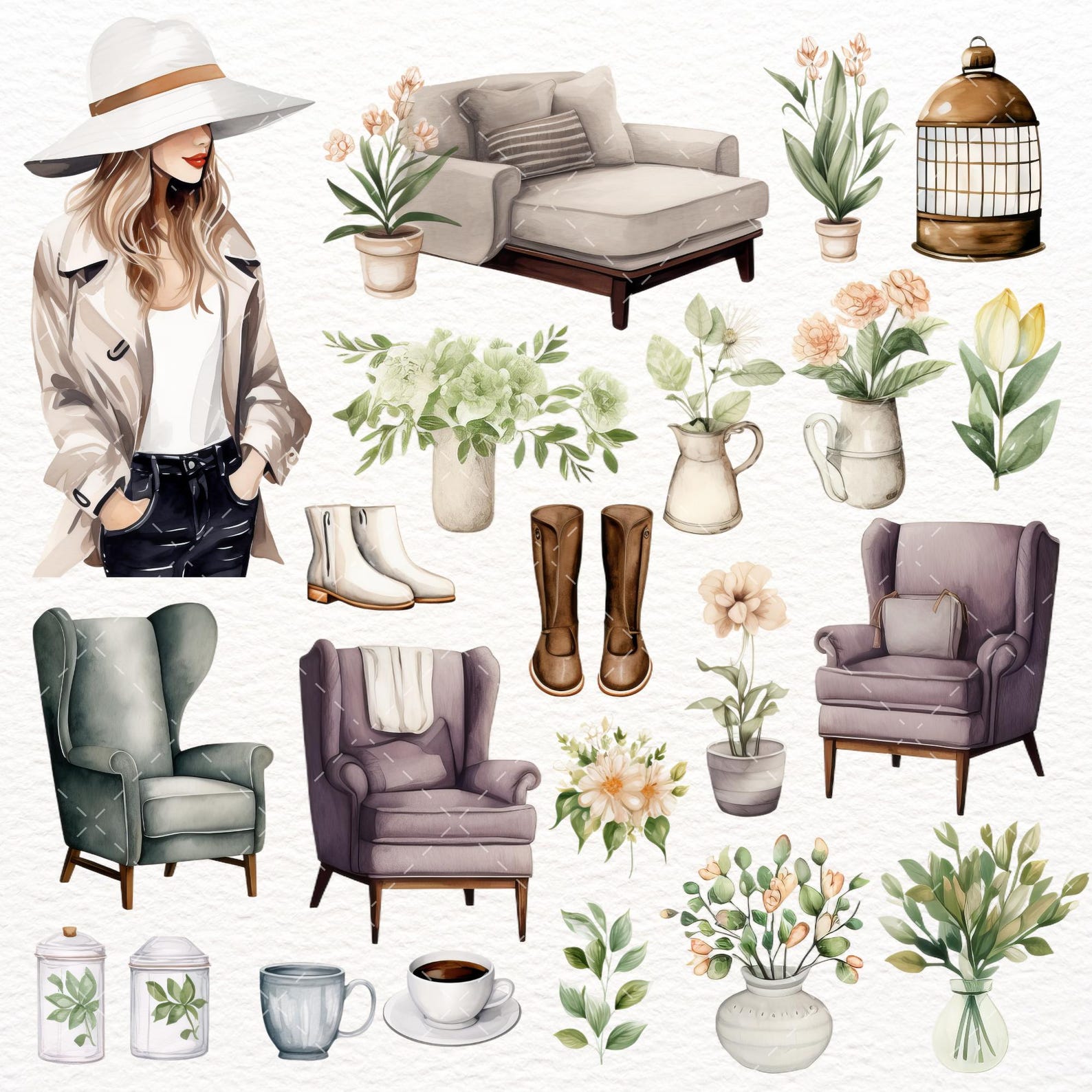 Four Seasons Clipart Summer Clipart Winter Clipart Autumn Clipart ...