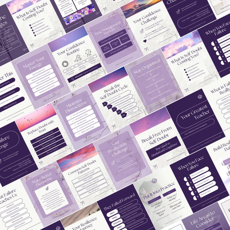 Mindset Coach Templates Social Media Carousel Posts Mindset Coaching ...