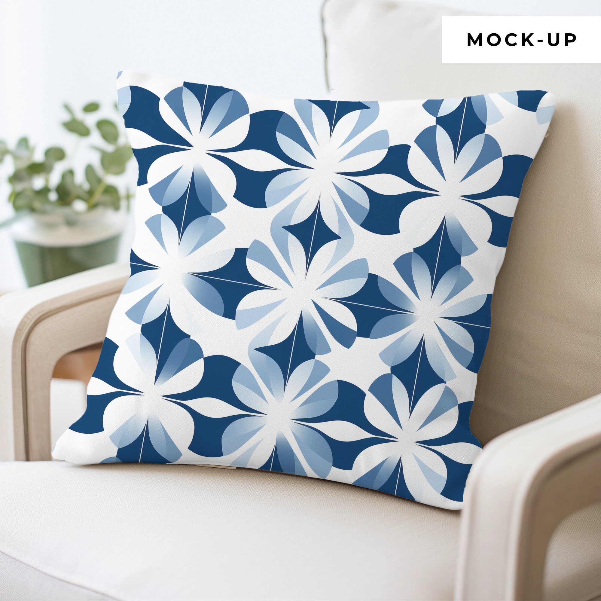 Seamless Minimalist Modern Floral Patterns Watercolor Floral Pattern ...