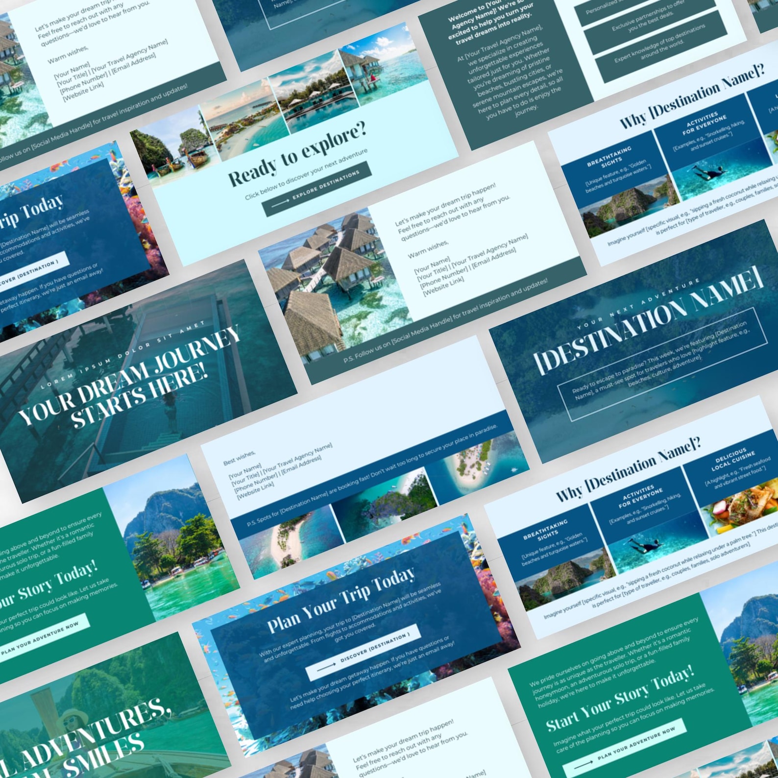 Travel Agency Email Templates Canva Editable Travel Agent Business ...