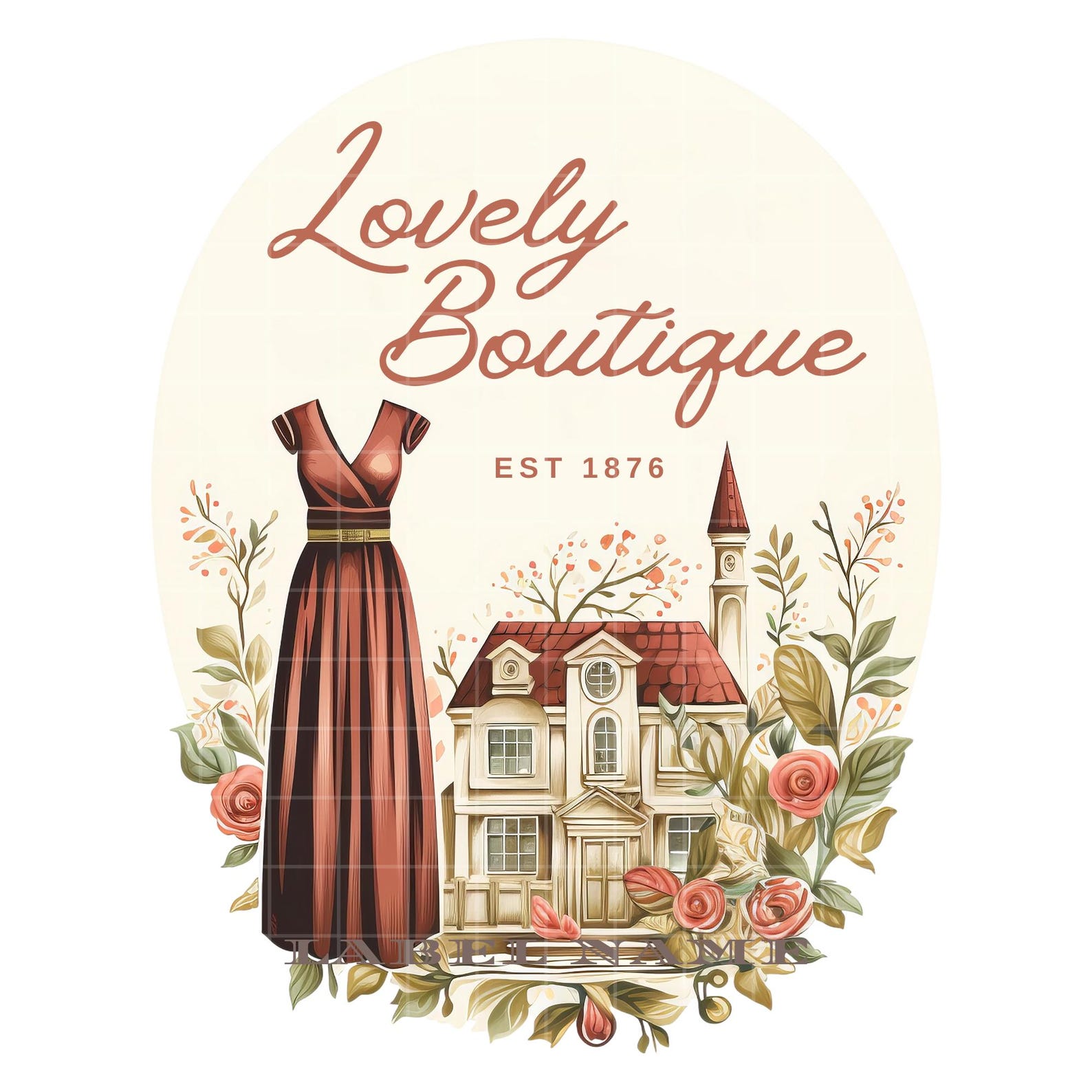 Boutique Logos Design Template Elegant Logo Feminine Logo Fashion ...