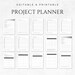 Project Planner Template Printable Project Management Template Project ...