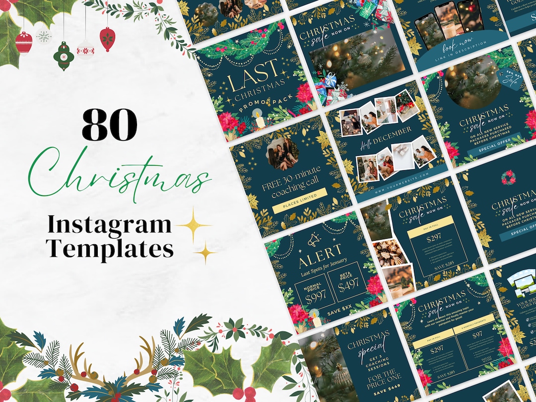 Christmas Instagram Template Bundle, Christmas Instagram Story Template ... Christmas Instagram Template Bundle, Christmas Instagram Story Template ...