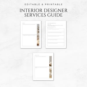 Interior Design Services Guide Template Printable Interior Design ...
