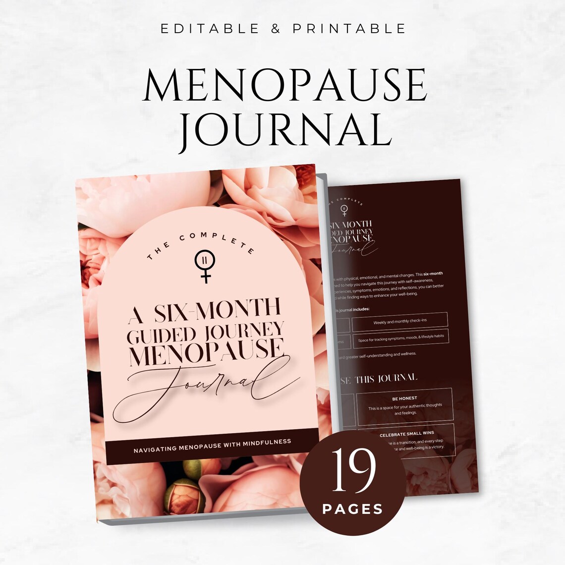 Menopause Journal Templates Printable Menopause Tracker Menopause Log ...