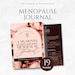 Menopause Journal Templates Printable Menopause Tracker Menopause Log ...