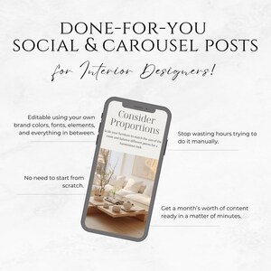 Interior Designer Instagram Templates Interior Designer Social Media ...