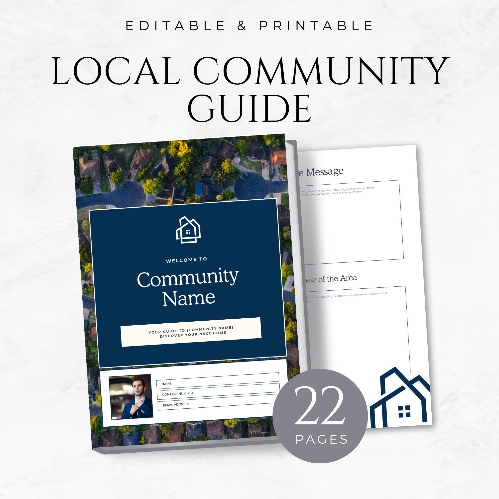 Local Community Guide Template Printable Local Guide Canva Neighborhood ...