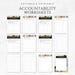 Accountability Worksheets Template Productivity Planner Daily Task ...