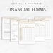 Business Forms Bundle Templates Printable Order Forms Password Tracker ...