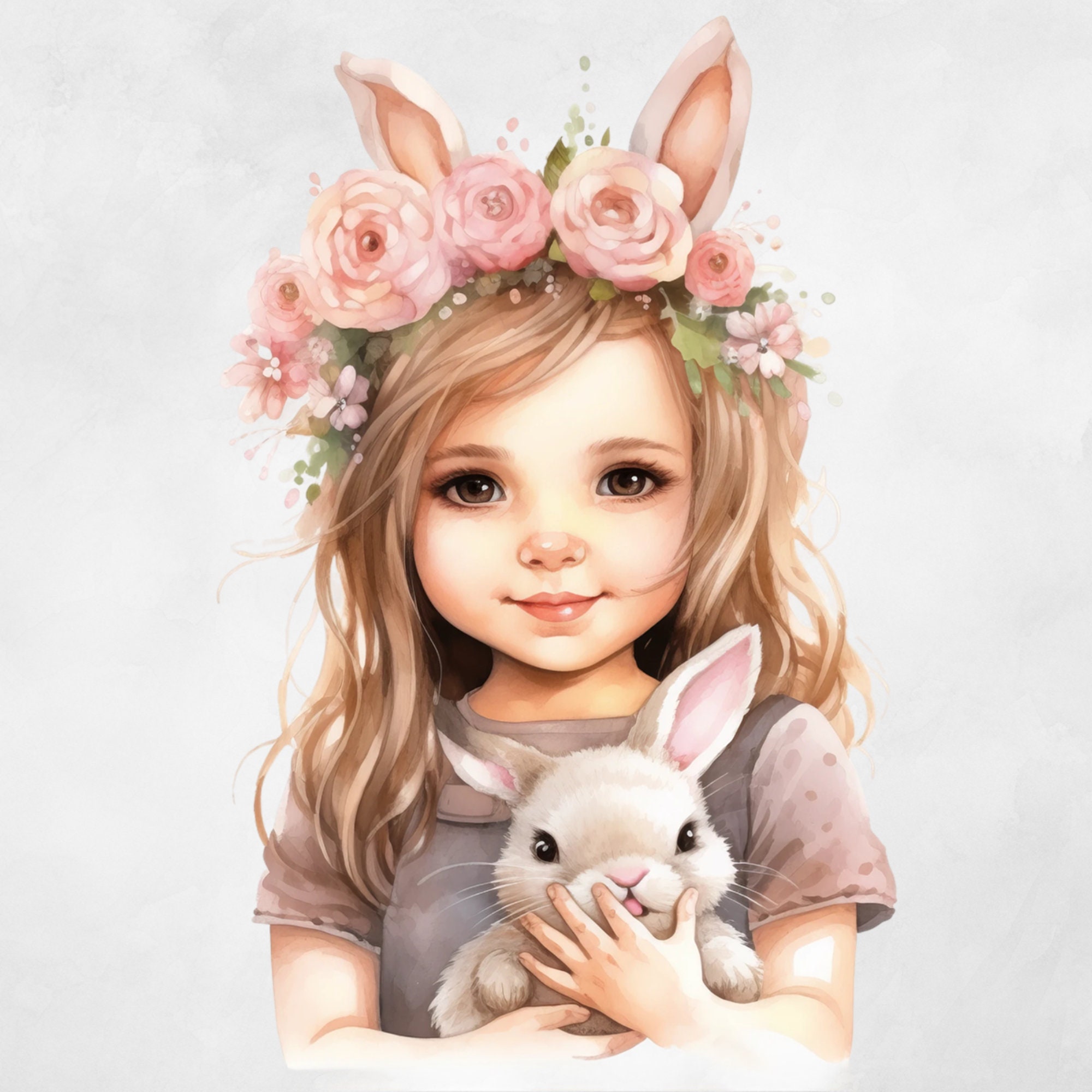 Easter Girls Clipart, Easter Clipart, Easter Clip Art, Easter Clipart ...