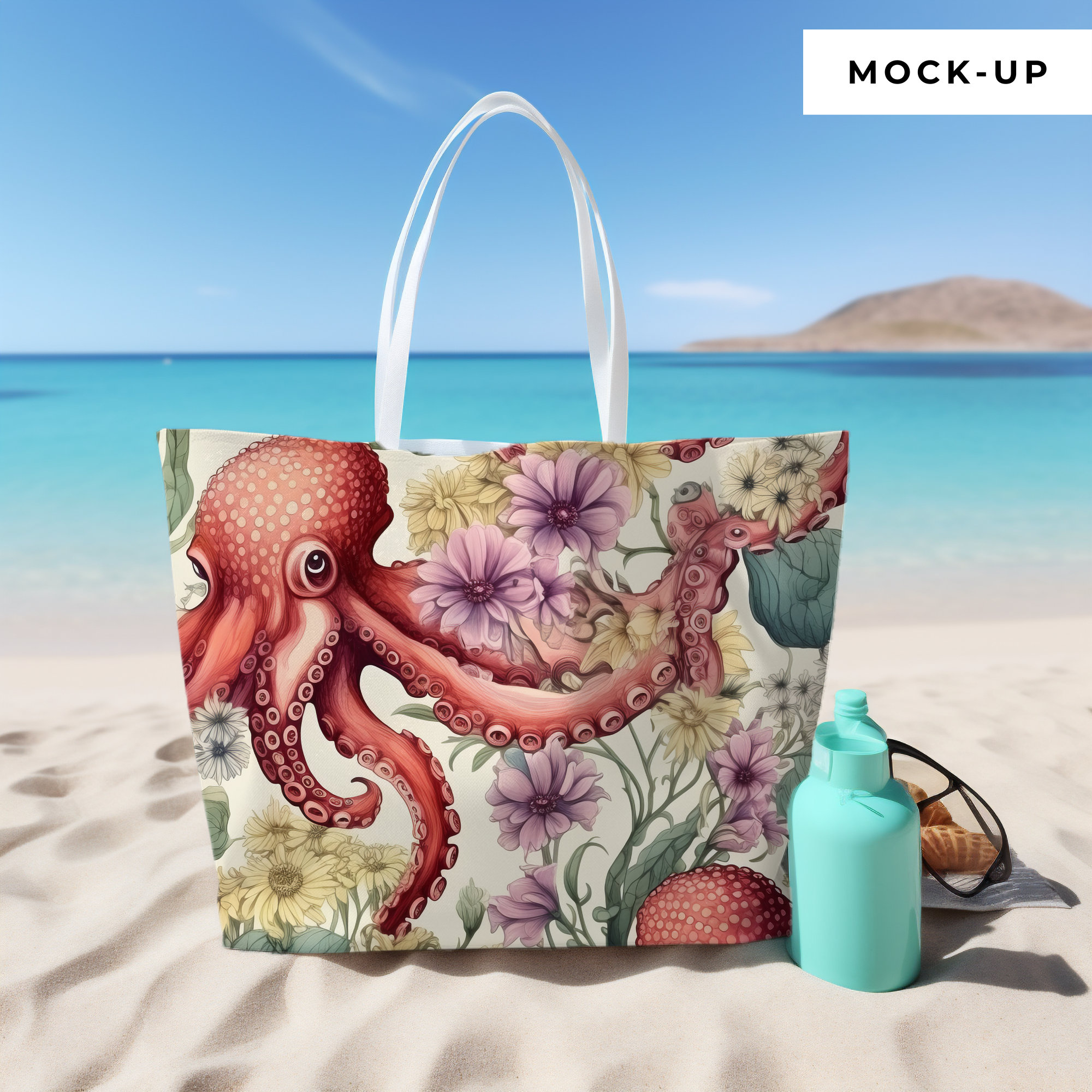 Seamless Vintage Octopus Digital Pattern Enchanted Octopus Magical ...