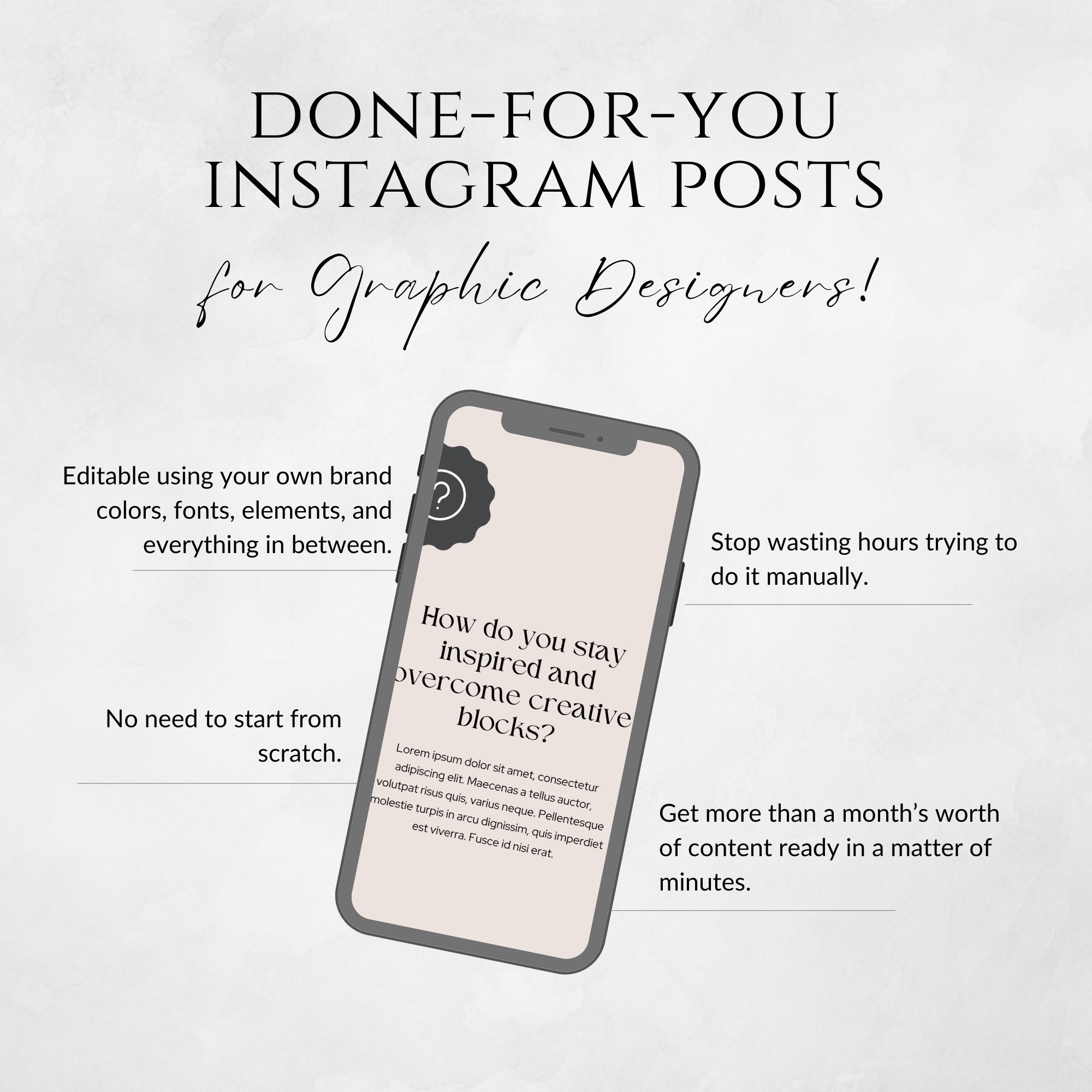 Graphic Designer Instagram Templates Graphic Designer Social Media Post ...