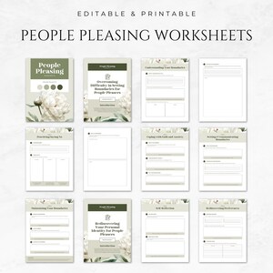 People Pleasing Worksheets Self-help Worksheets Emotional Wellness ...