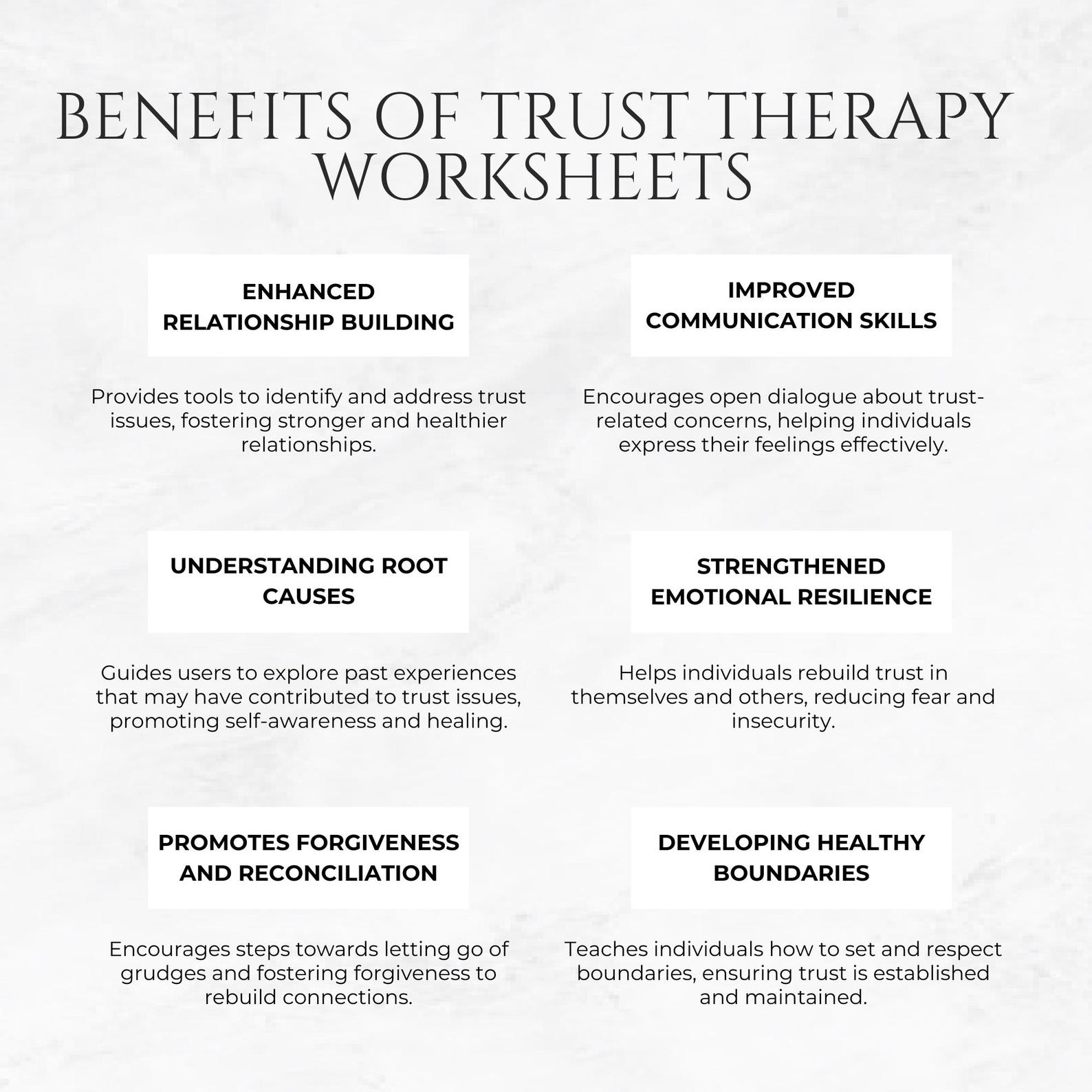 Trust Therapy Worksheets Template Printable Relationship Trust Building ...