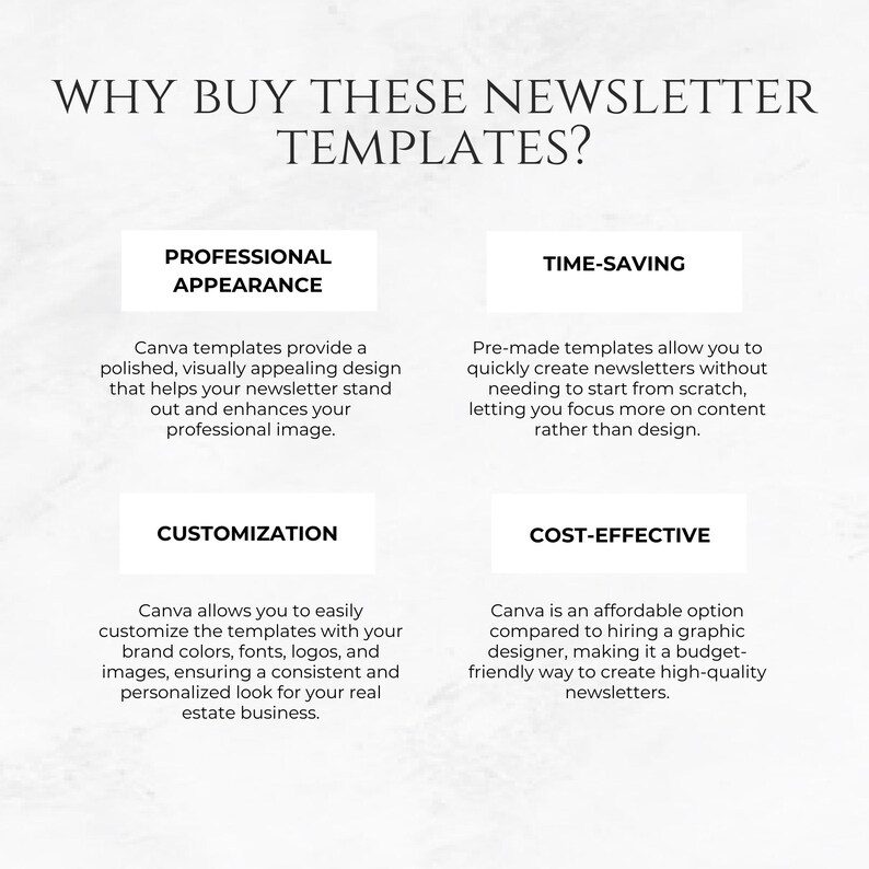 Real Estate Newsletter Template Canva Realtor Newsletter Real Estate ...