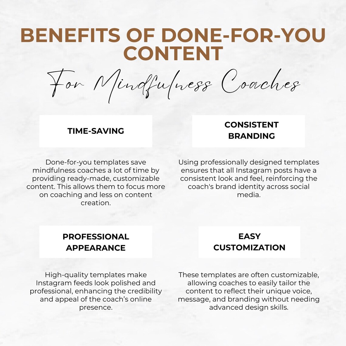 Mindfulness Coach Instagram Posts Templates Mindfulness Social Media ...