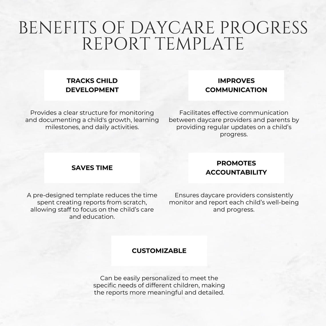 Daycare Progress Report Template Printable Preschool Progress Report ...