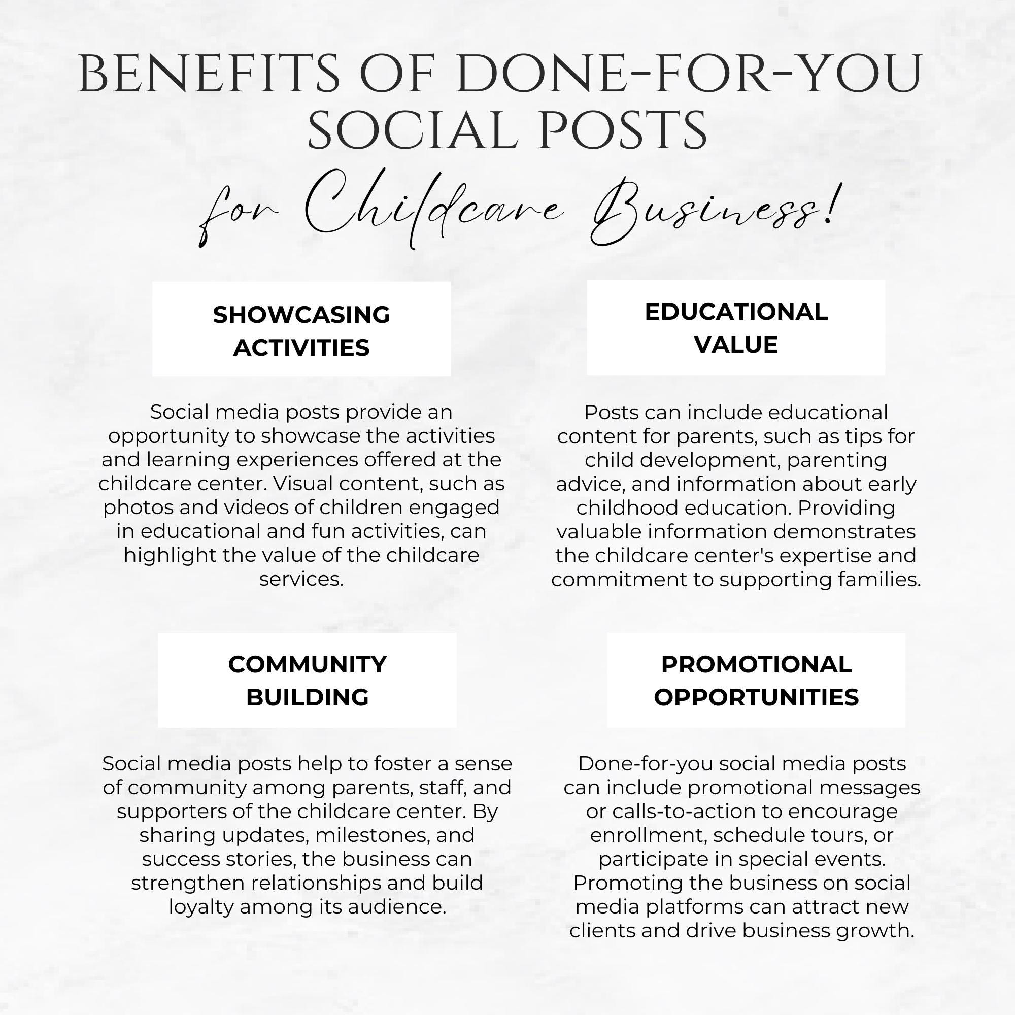 Childcare Instagram Post Templates Childcare Social Media Posts ...