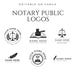 Notary Public Logo Design Template Professional Custom Notary Logo ...