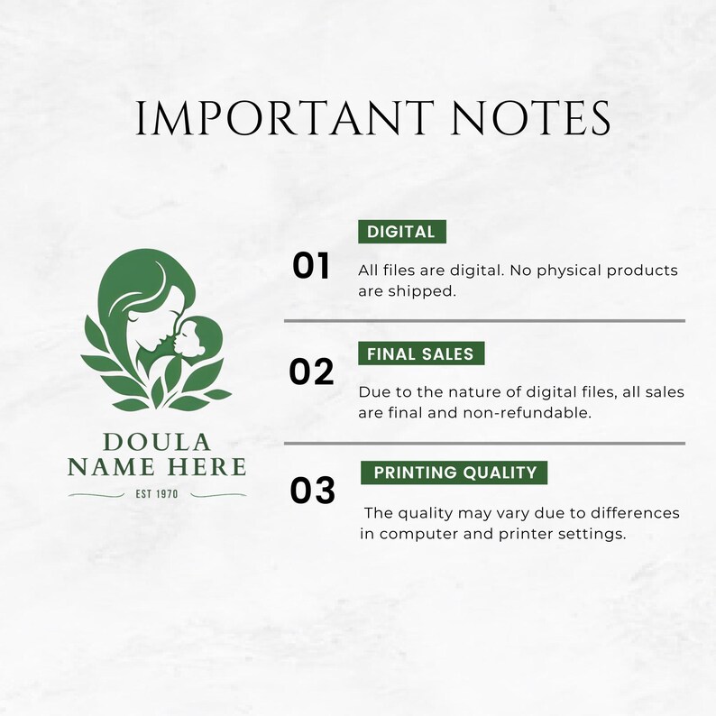 Doula Logo Design Templates Birth Worker Logo Wellness Logo Holistic ...