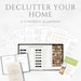 Declutter Planner Decluttering Declutter Checklist Decluttering Planner ...
