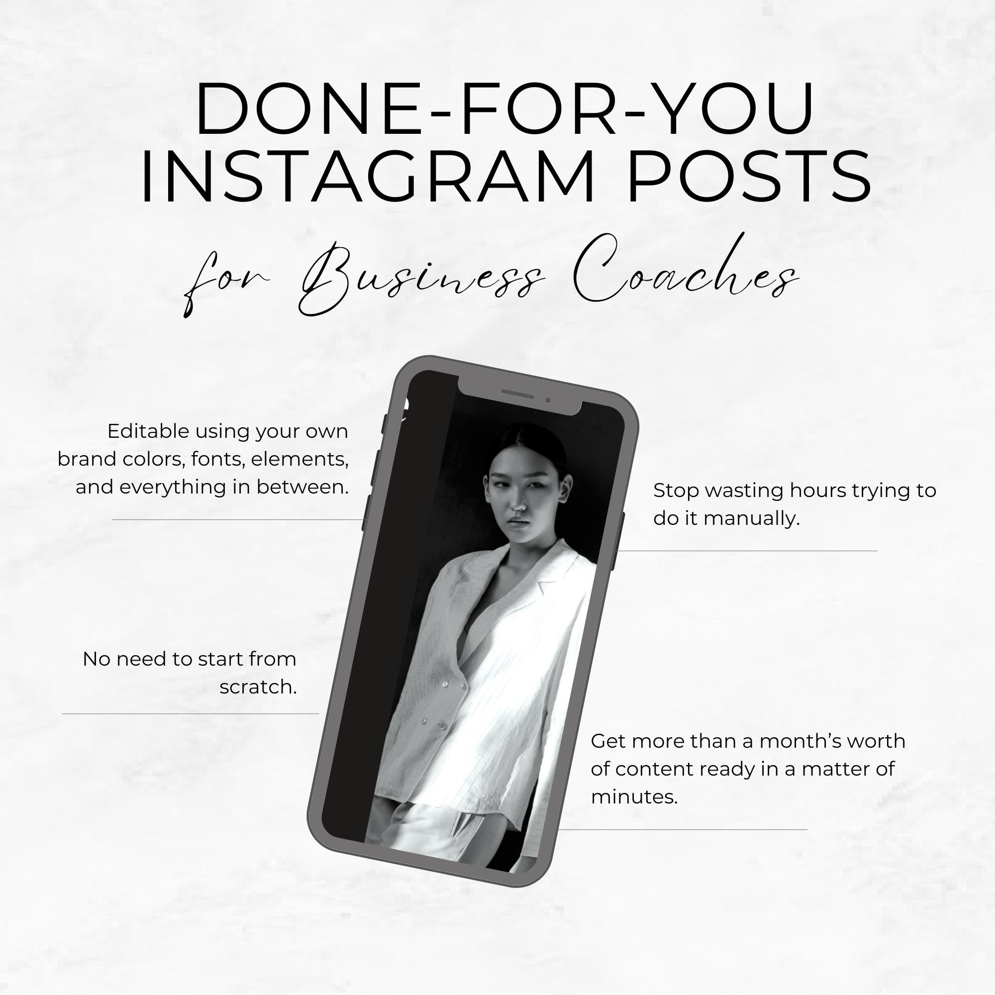 Business Coach Instagram Posts Templates Social Media Posts for Coaches ...