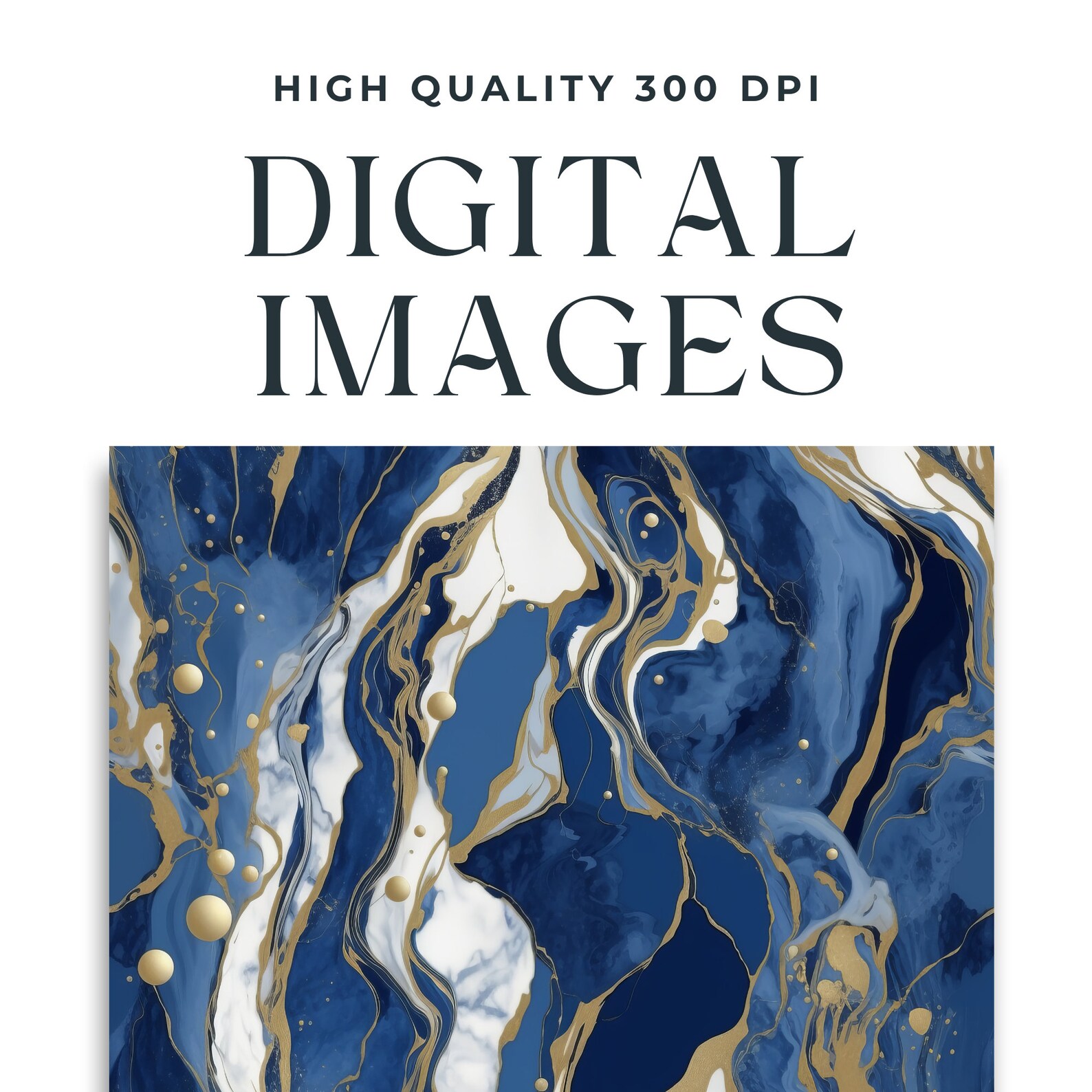 Seamless Blue Marble With Elegant Gold Patterns Shades of Blue Marble ...