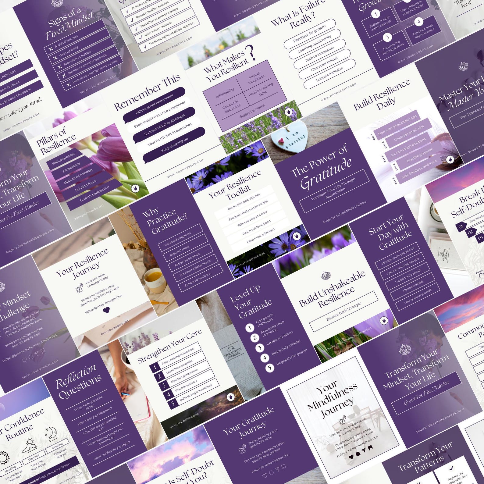 Mindset Coach Templates Social Media Carousel Posts Mindset Coaching ...