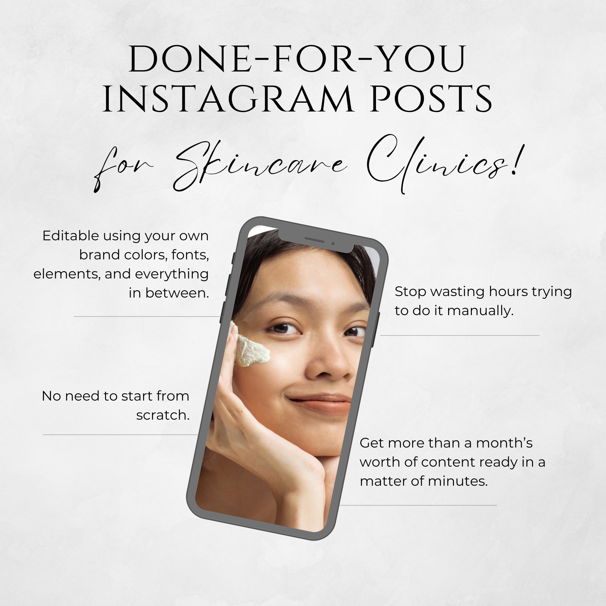 Skincare Instagram Templates Dermatologists Social Media Templates ...
