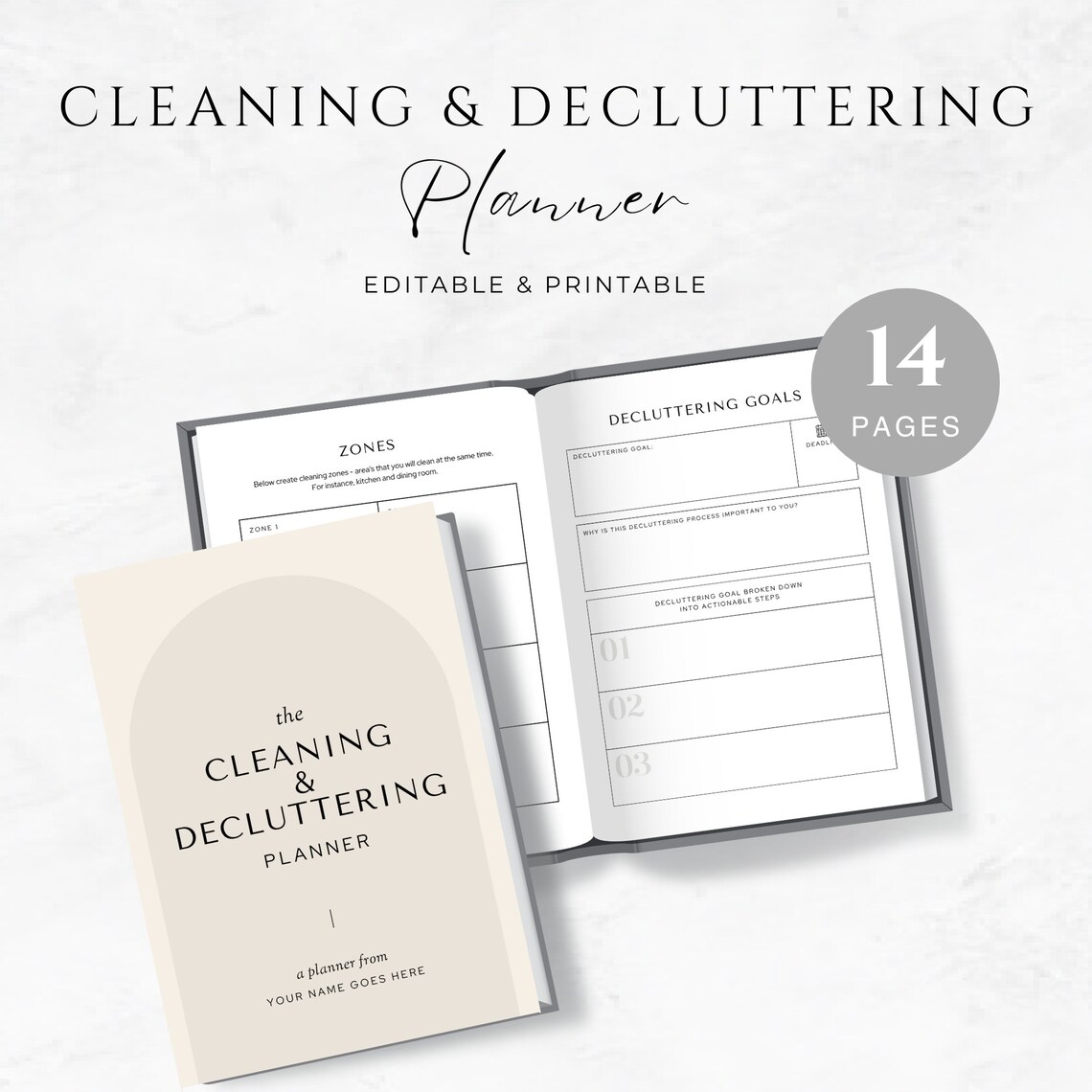Declutter Planner Decluttering Declutter Checklist Decluttering Planner Declutter Management ...